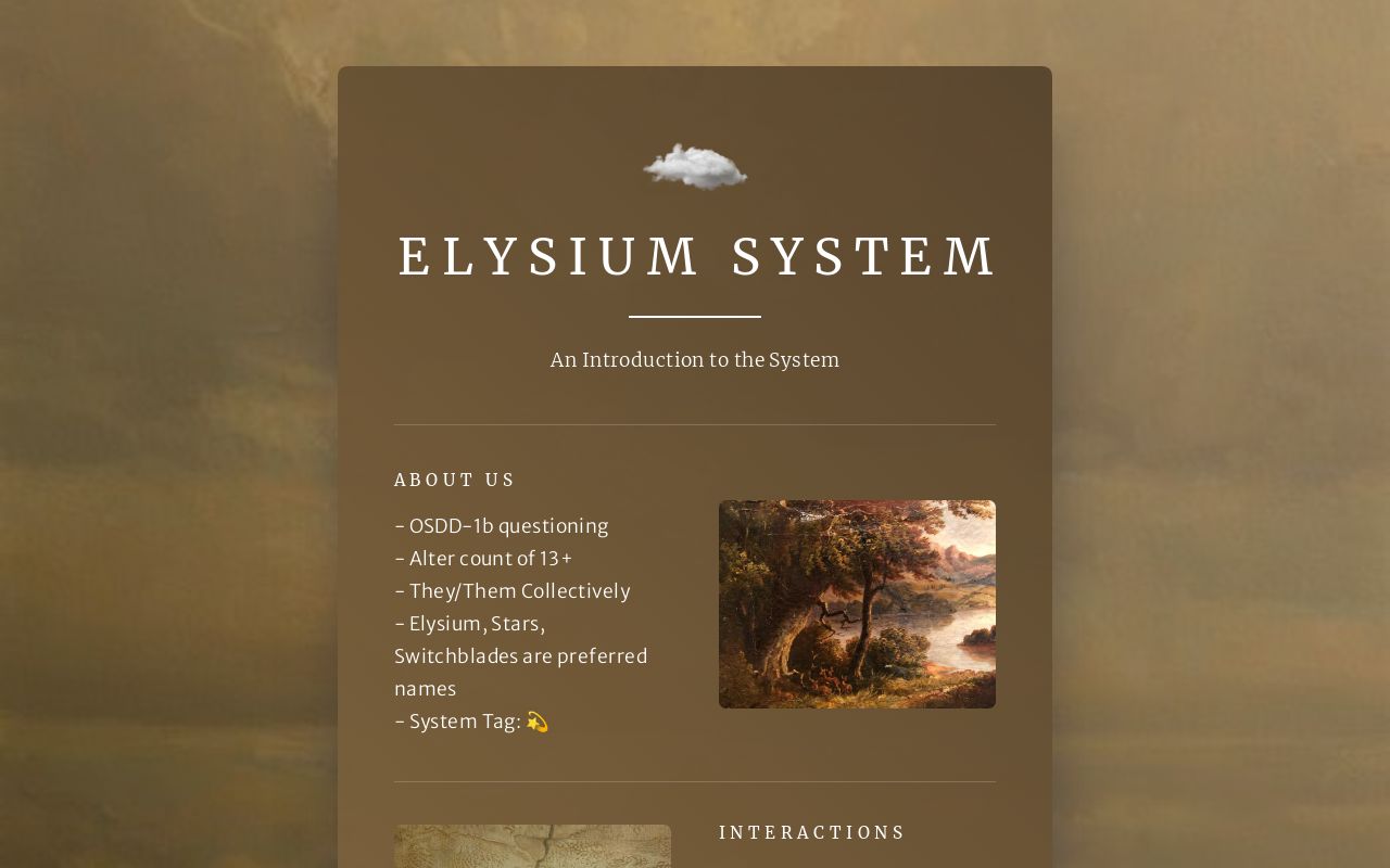 Elysium System Introduction